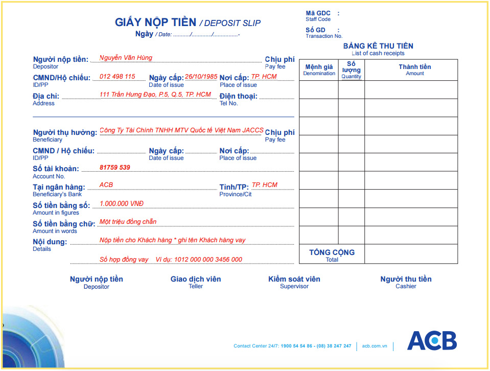 Payment method - JACCS - Japanese financial company