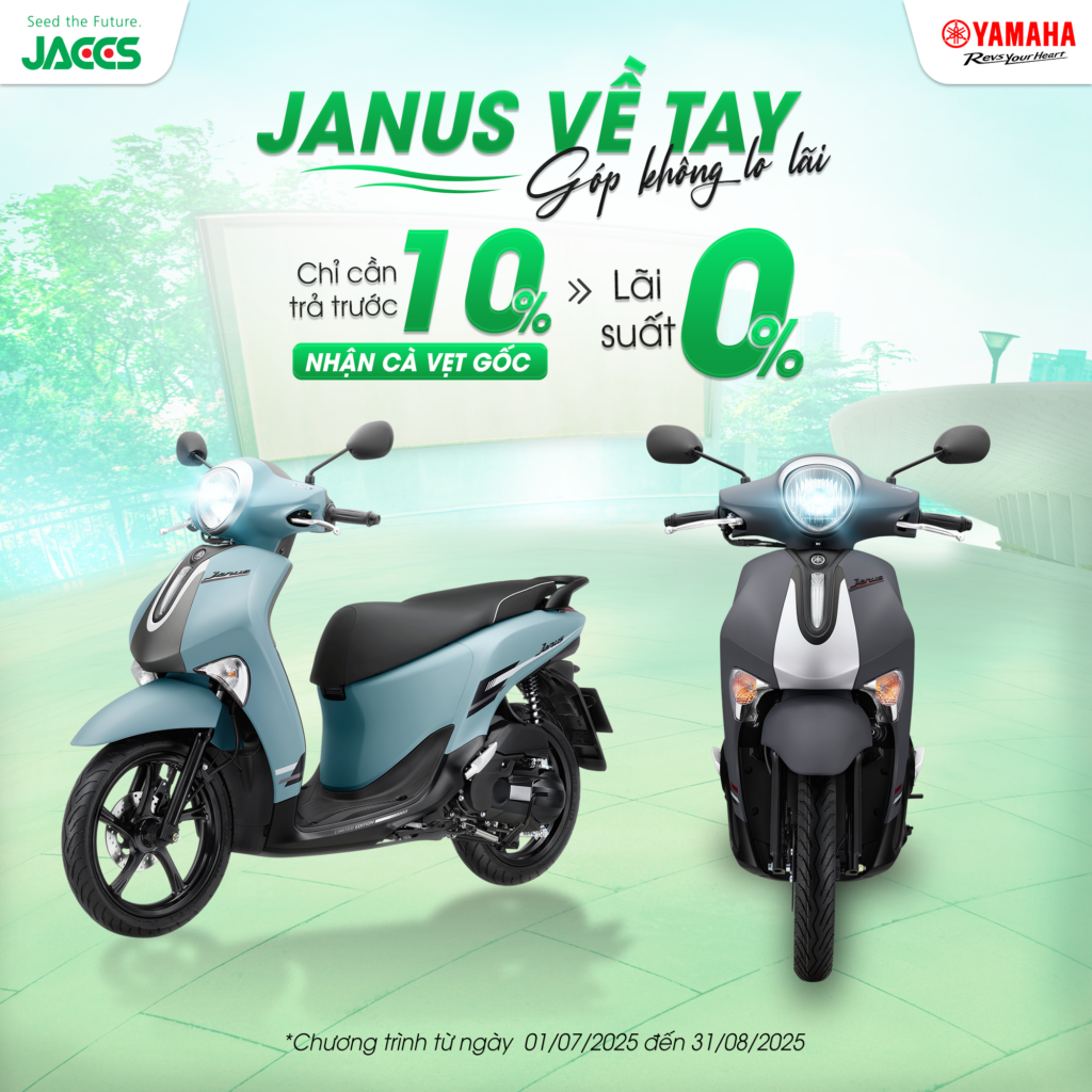 JACCS x YAMAHA MOTOR VIETNAM – JANUS 0% INTEREST RATE